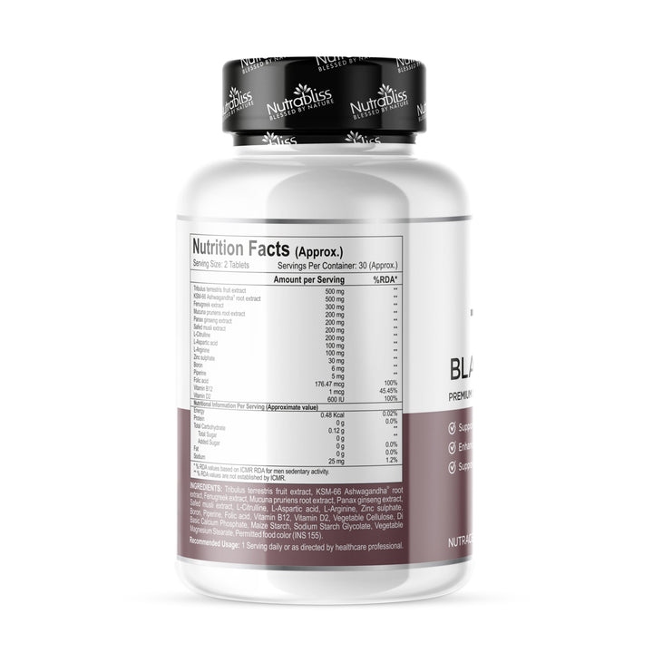 Nutrabliss Testo Blast Extreme Natural Testosterone Booster Supplement