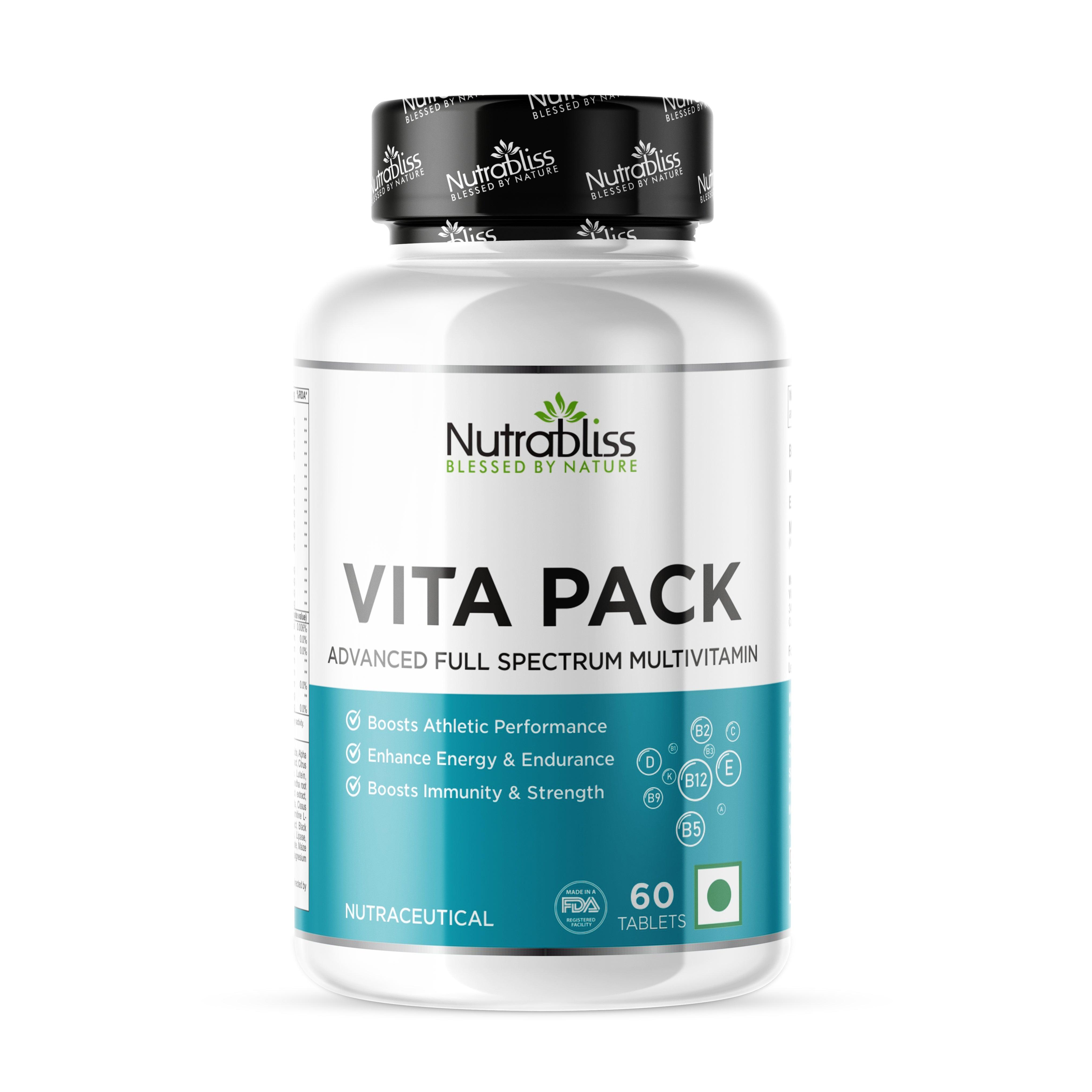 Nutrabliss | Buy Vita Pack multivitamin for men & women