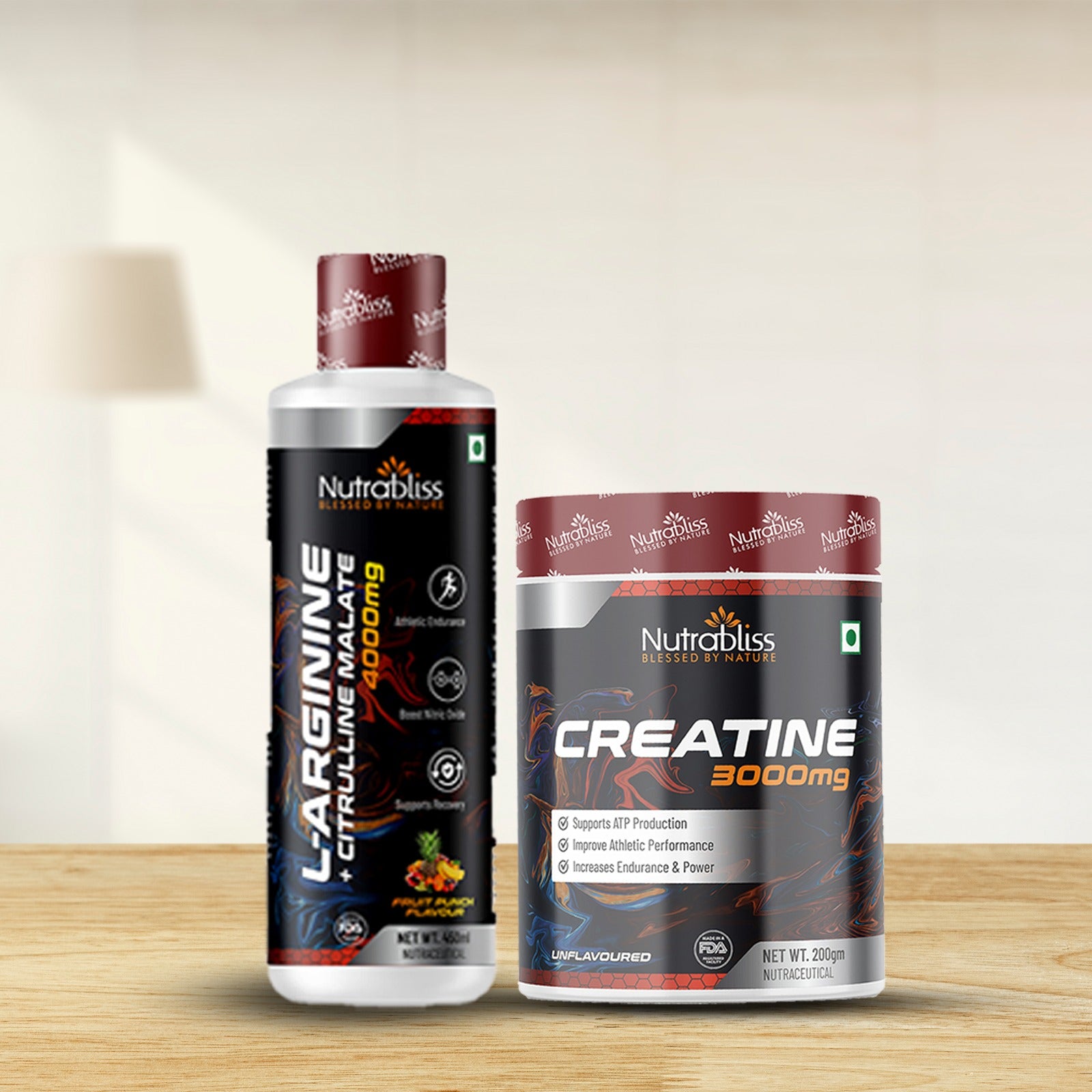 Nutrabliss Pump & Power: L-Arginine + Creatine