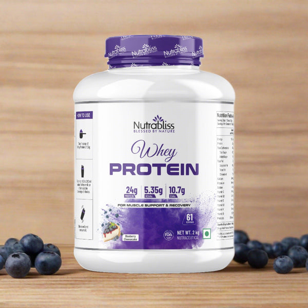 Nutrabliss Whey Protein Blueberry Cheesecake Flavour